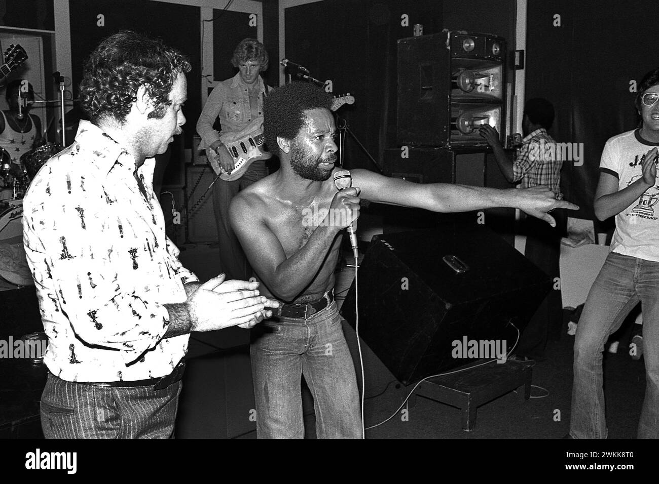 The Equals British Rock band live concert July 1976 Stock Photo - Alamy