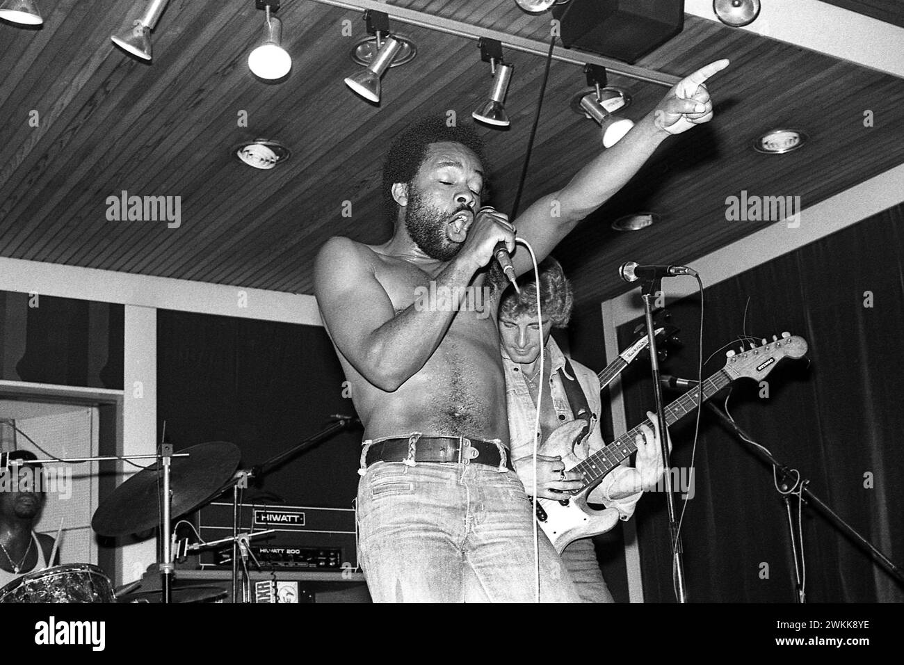 The Equals British Rock band live concert July 1976 Stock Photo - Alamy
