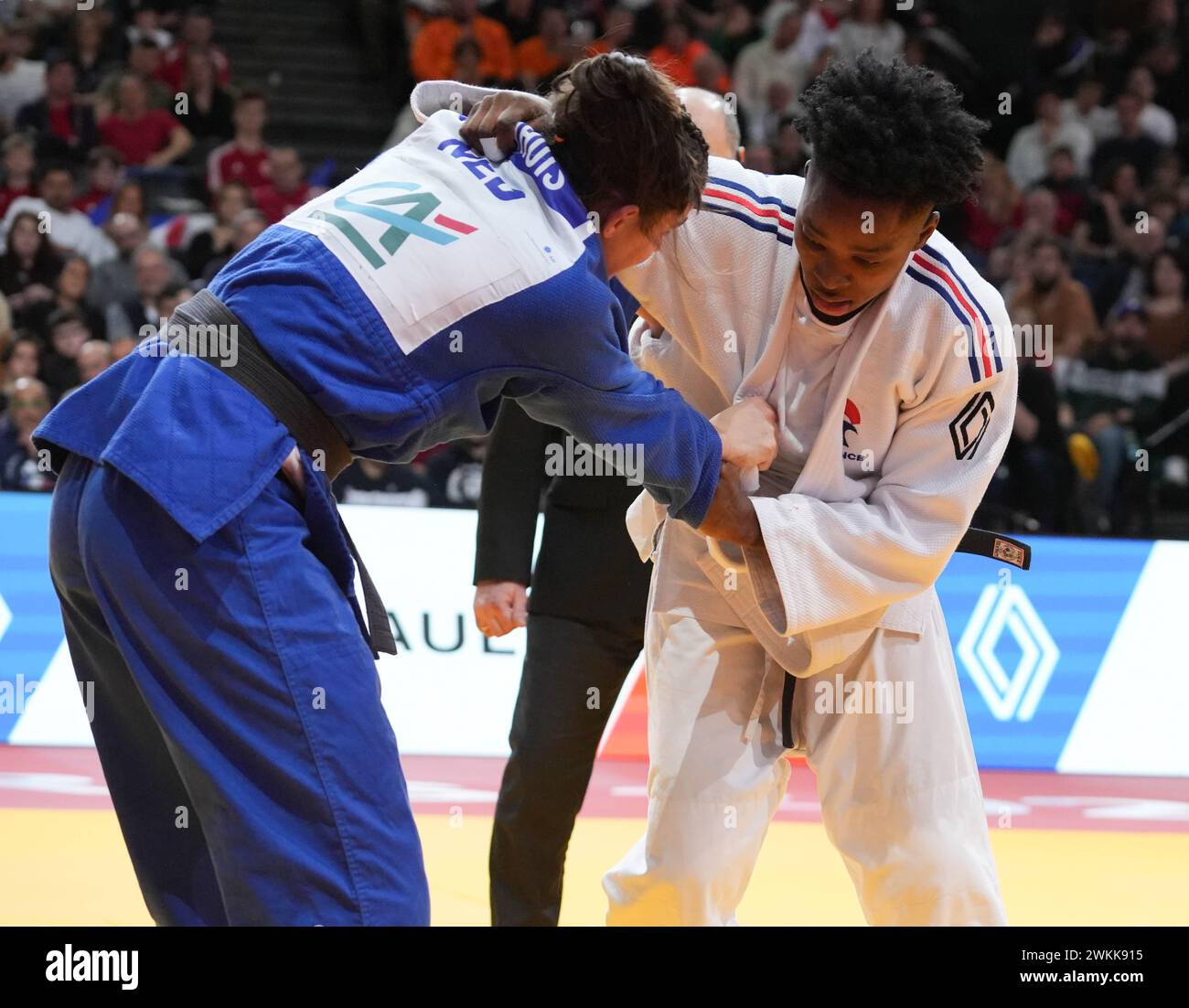 TCHEUMEO AUDREY of FRANCE OF STEENHUIS GUUSJE OF NETHERLANDS during the Paris Grand Slam 2024 ...