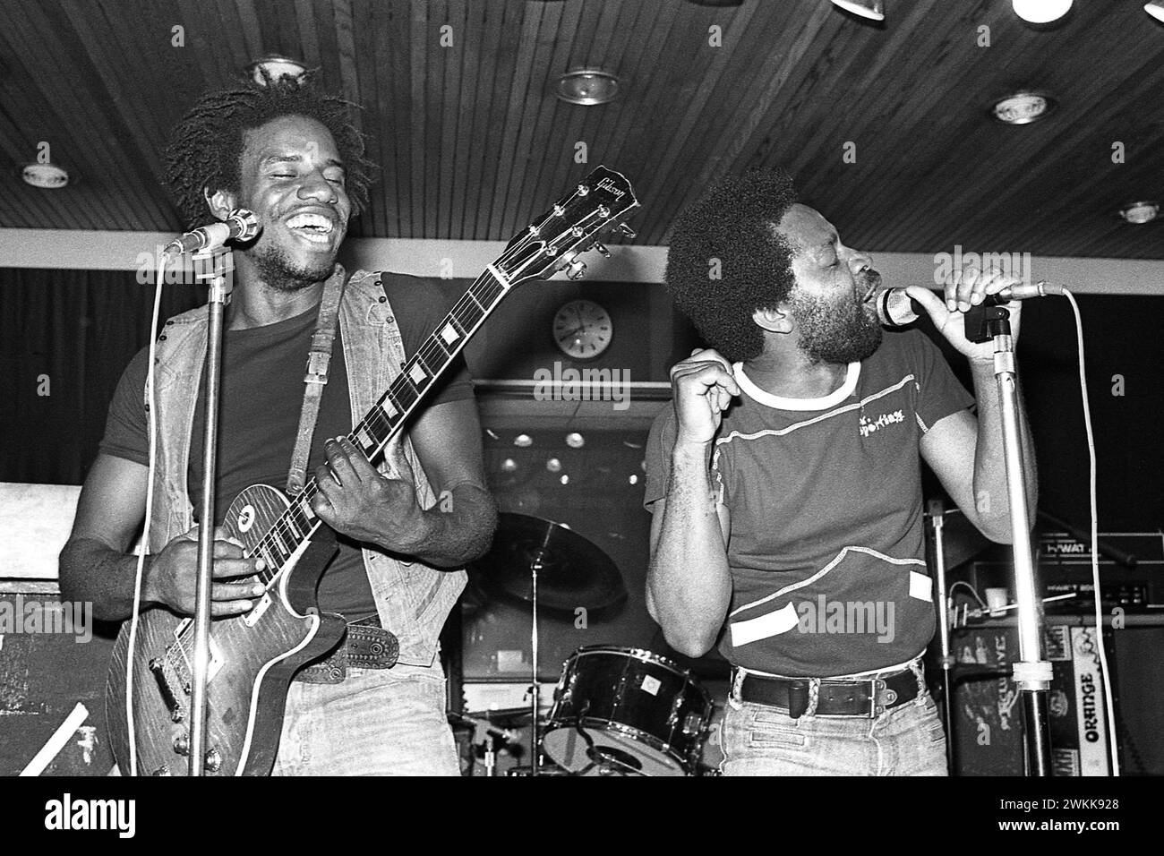 The Equals British Rock band live concert July 1976 Stock Photo - Alamy