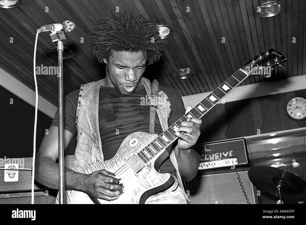 The Equals British Rock band live concert July 1976 Stock Photo - Alamy