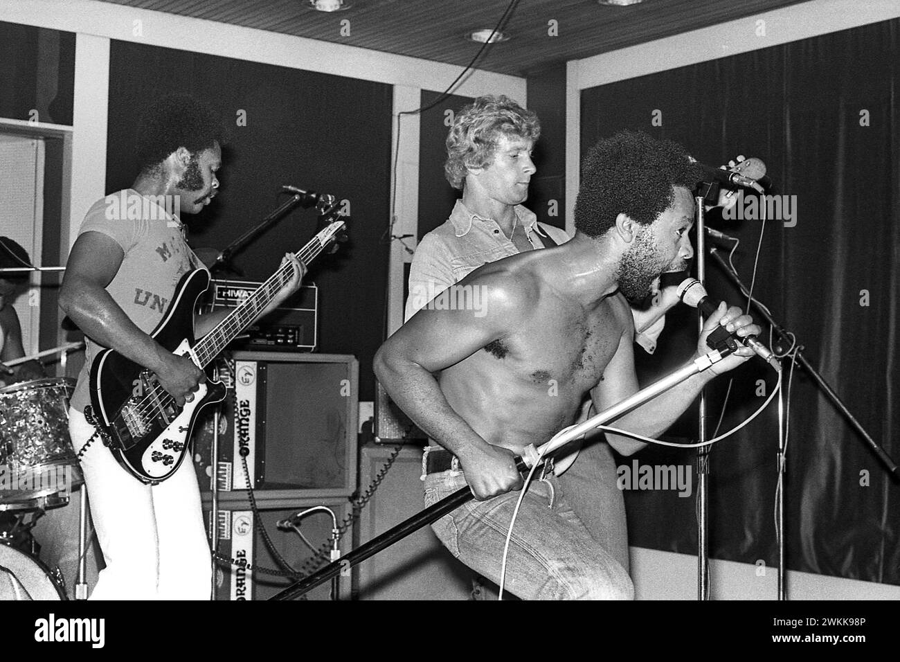 The Equals British Rock band live concert July 1976 Stock Photo - Alamy