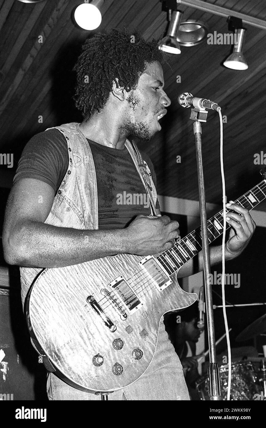 The Equals British Rock band live concert July 1976 Stock Photo - Alamy