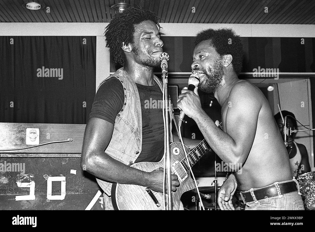 The Equals British Rock band live concert July 1976 Stock Photo - Alamy