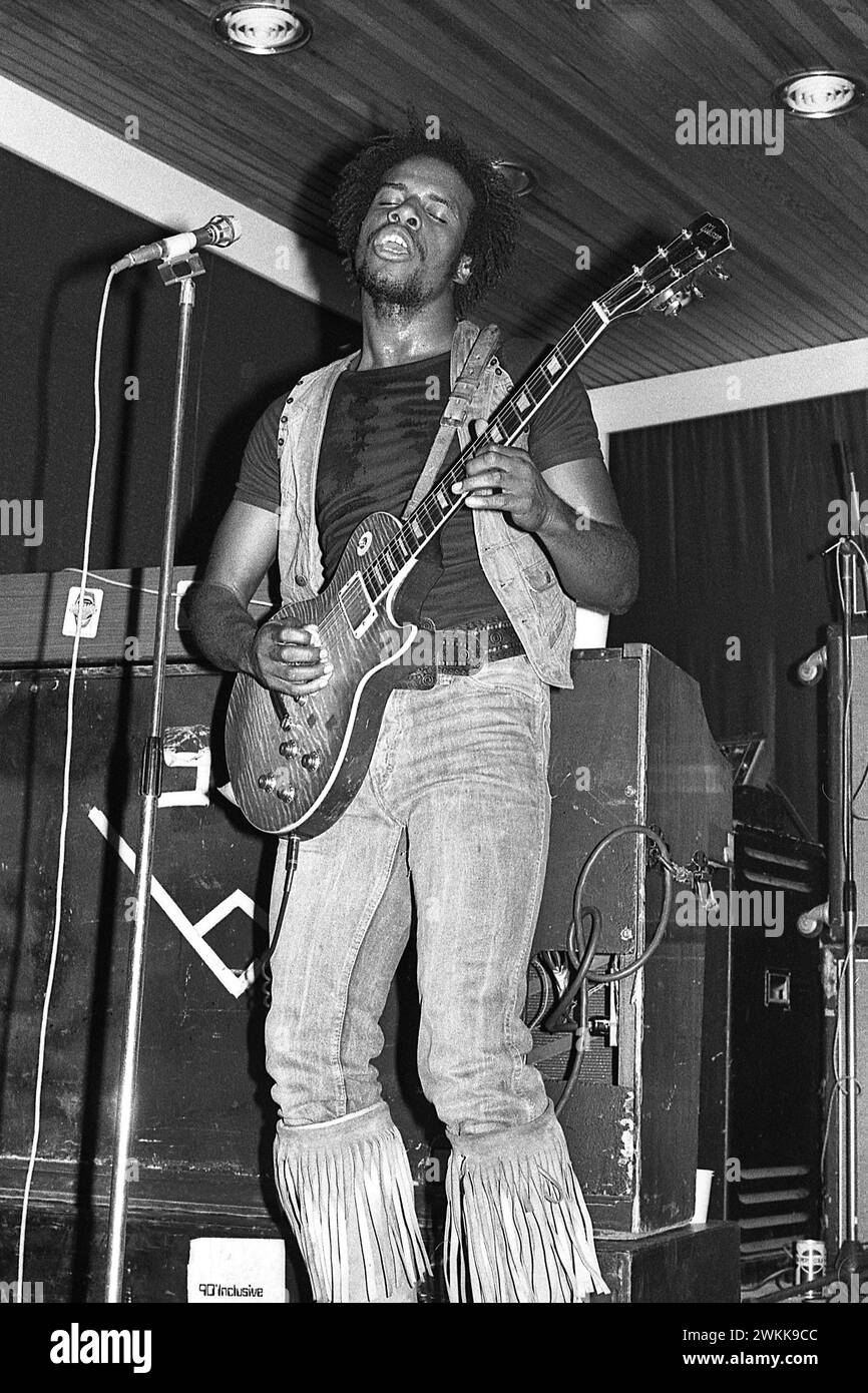 The Equals British Rock band live concert July 1976 Stock Photo - Alamy