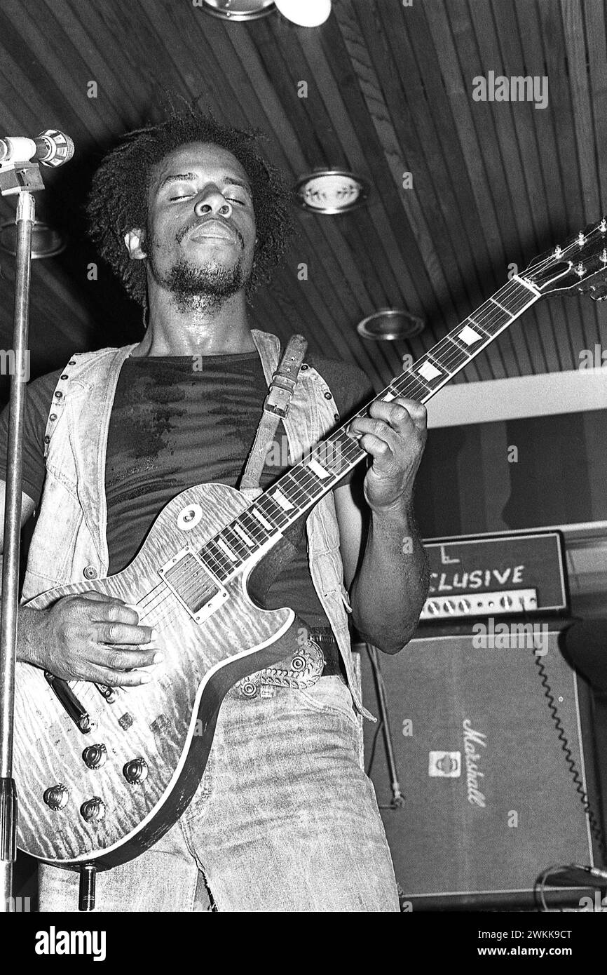 The Equals British Rock band live concert July 1976 Stock Photo - Alamy