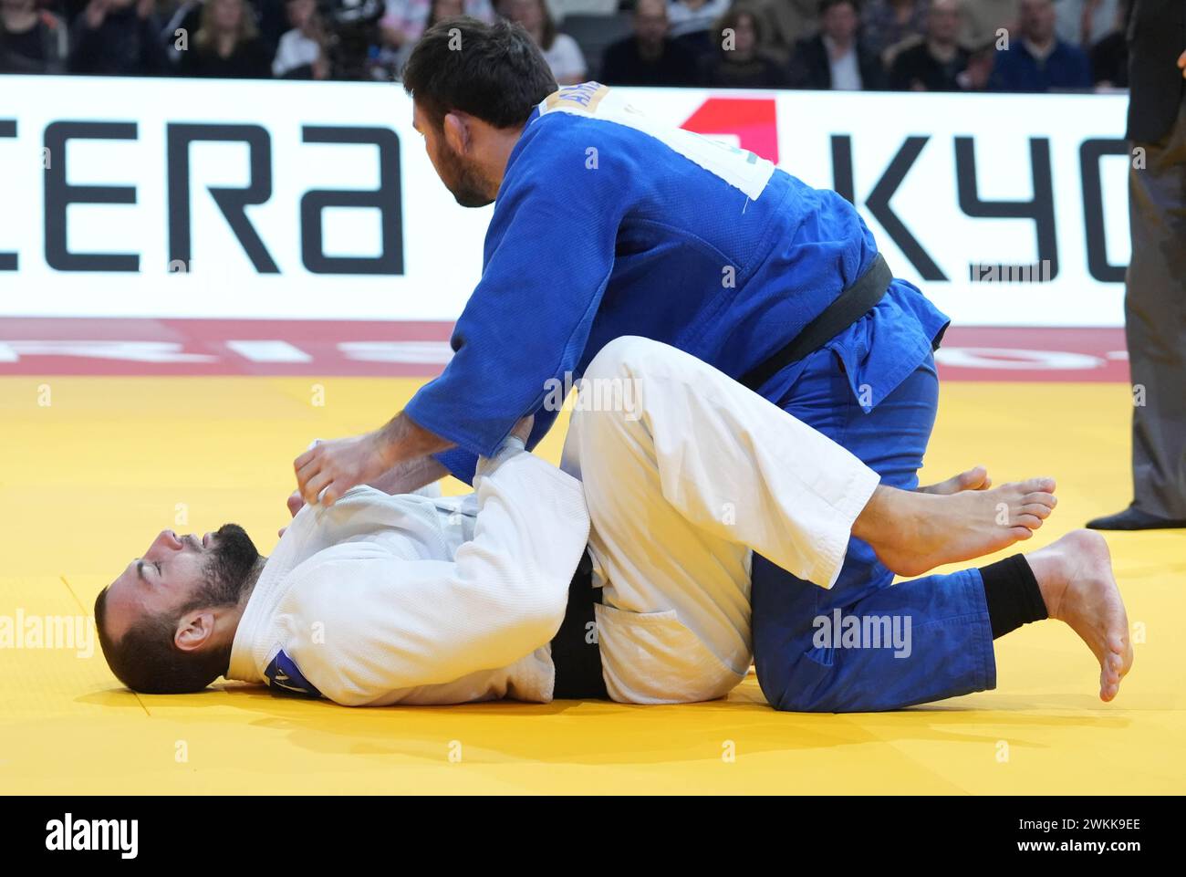 WOLF AARON of JAPAN AND SAVYTSKIY ANTON OF UKRAINE during the Paris Grand Slam 2024, IJF Judo ...