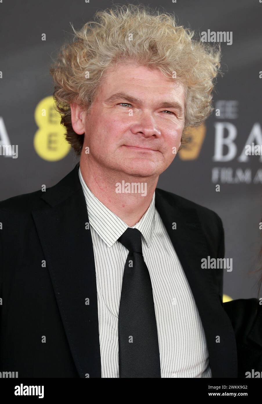 London, UK. 18th Feb, 2024. Simon Farnaby attends the 2024 EE BAFTA ...