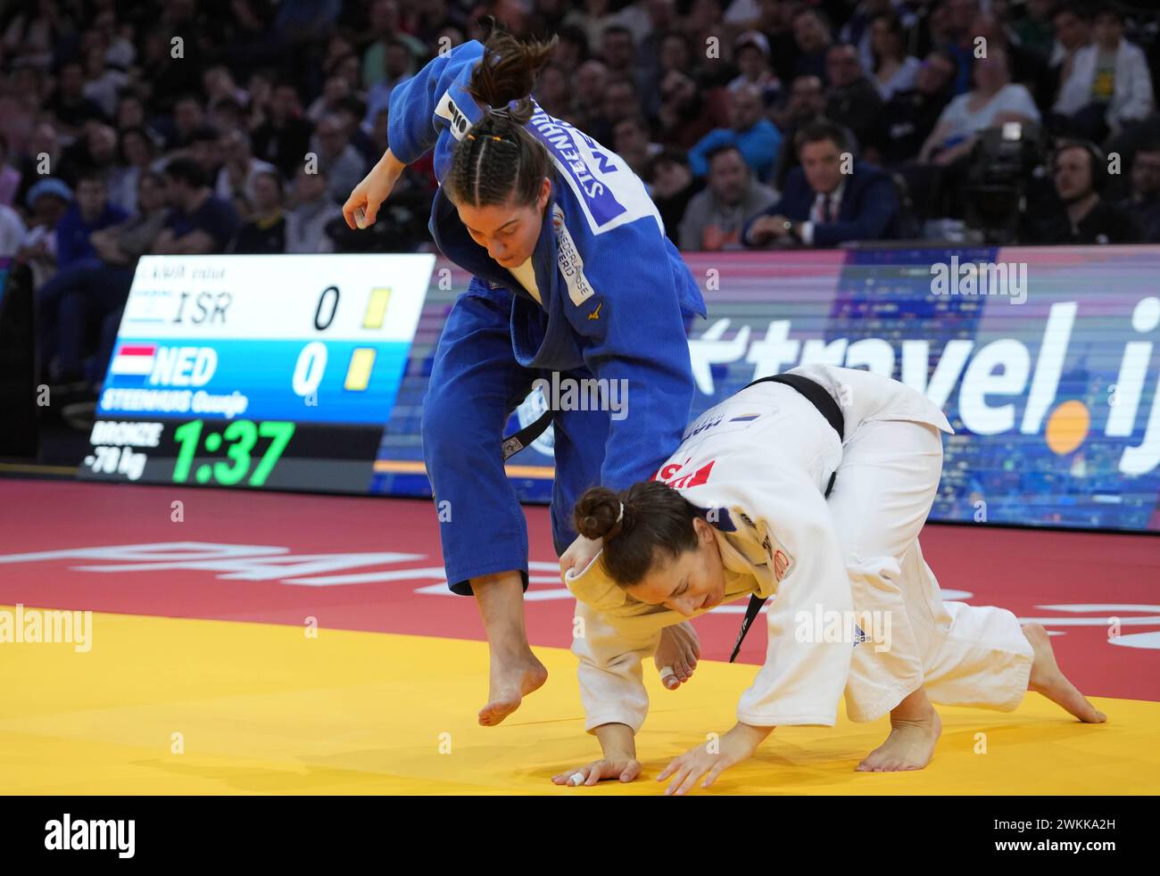 STEENHUIS GUUSJE of NETHERLANDS AND LANIR INBAR OF ISRAEL during the ...