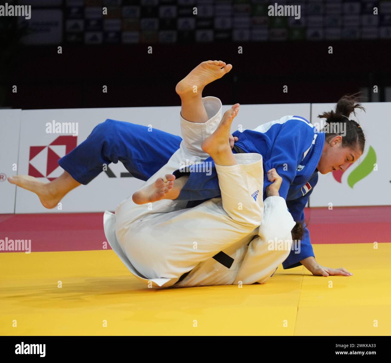 STEENHUIS GUUSJE of NETHERLANDS AND LANIR INBAR OF ISRAEL during the Paris Grand Slam 2024, IJF ...