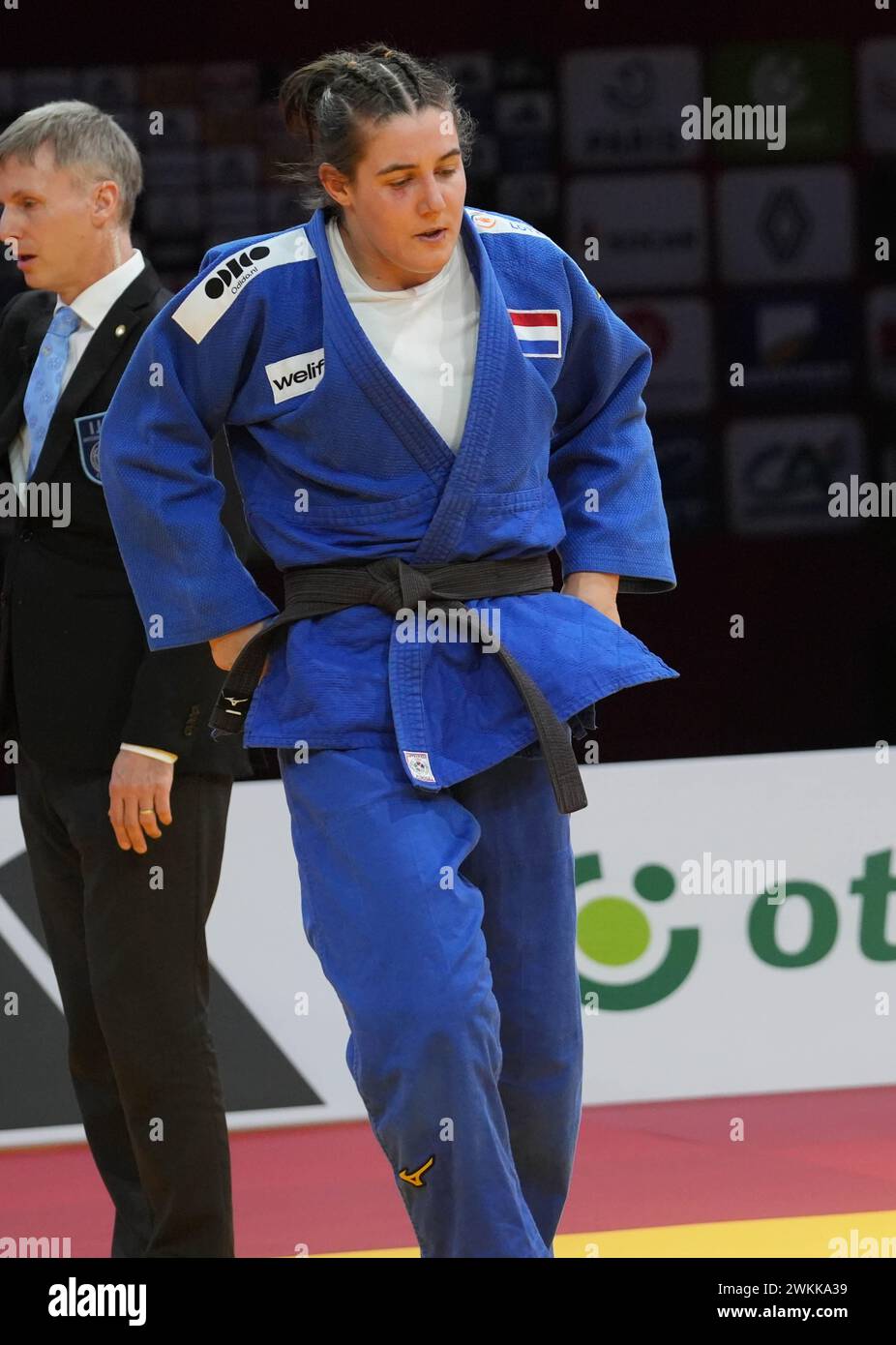 STEENHUIS GUUSJE of NETHERLANDS AND LANIR INBAR OF ISRAEL during the Paris Grand Slam 2024, IJF ...