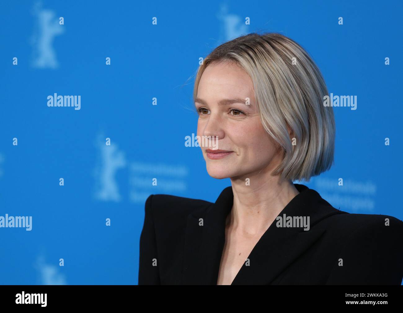 Berlin, Germany, 21st February 2024, Carey Mulligan at the photo call ...