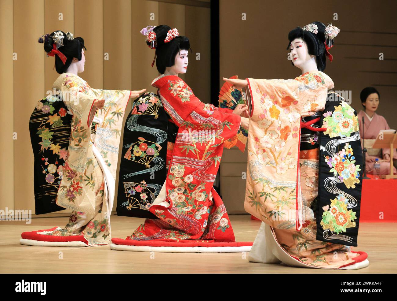 Young geisha and maiko rehearse yume butai, an annual early spring ...