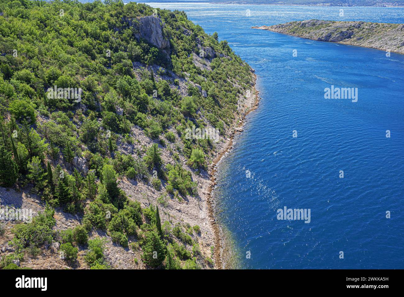 Sea water channel Stock Photo - Alamy