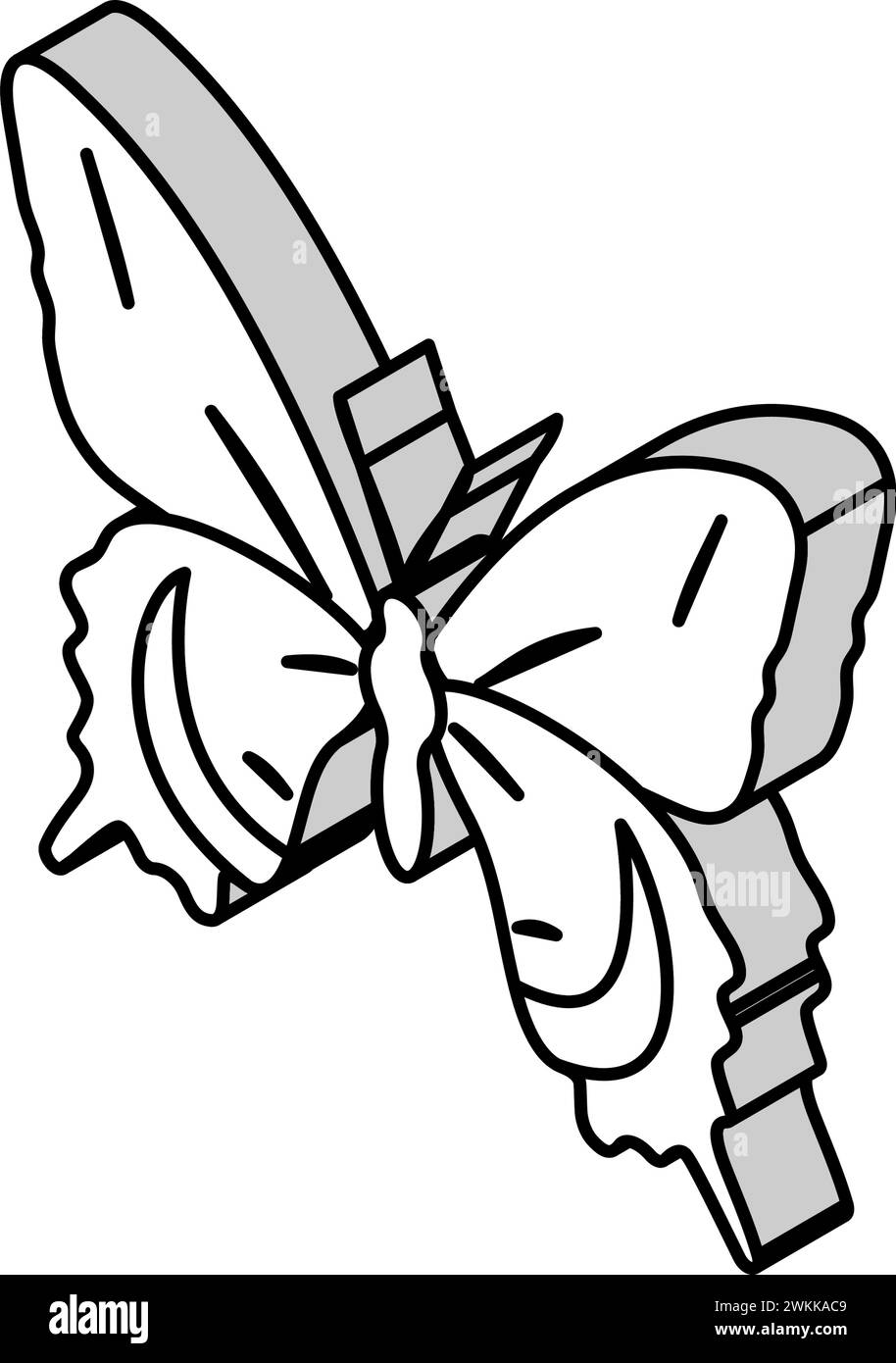 black swallowtail spring isometric icon vector illustration Stock ...