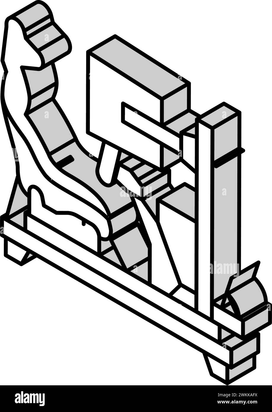 Car racing simulator Stock Vector Images - Alamy