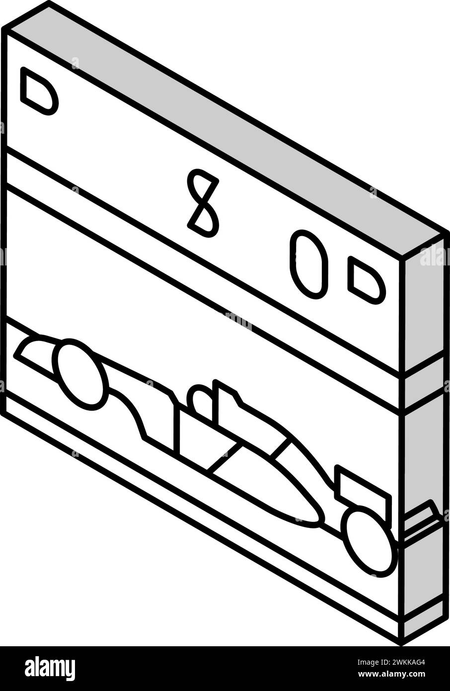 Classic racing pit stop Stock Vector Images - Alamy