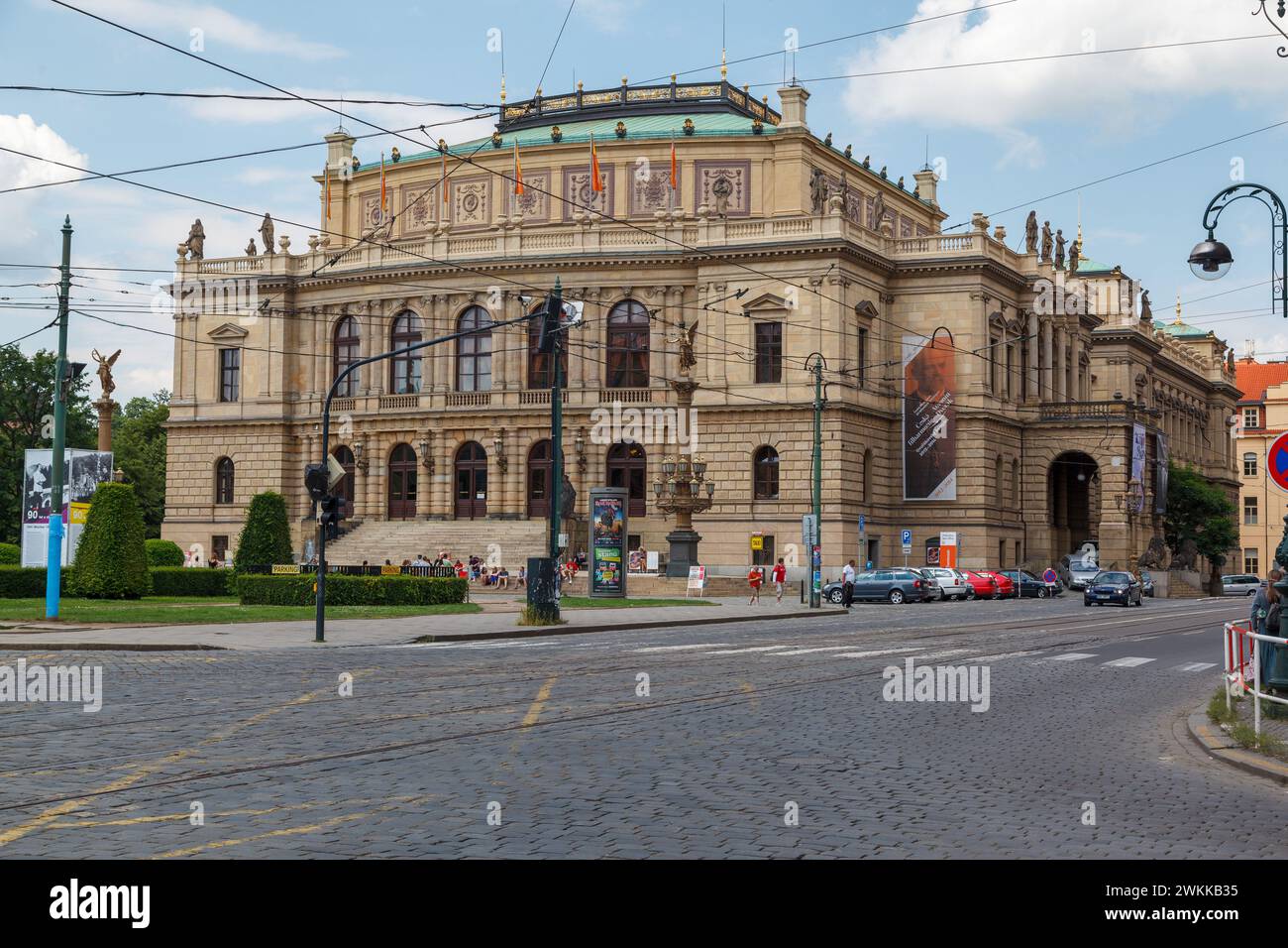 The Rudolfinum concert hall in Prague, Czech Republic Stock Photo - Alamy