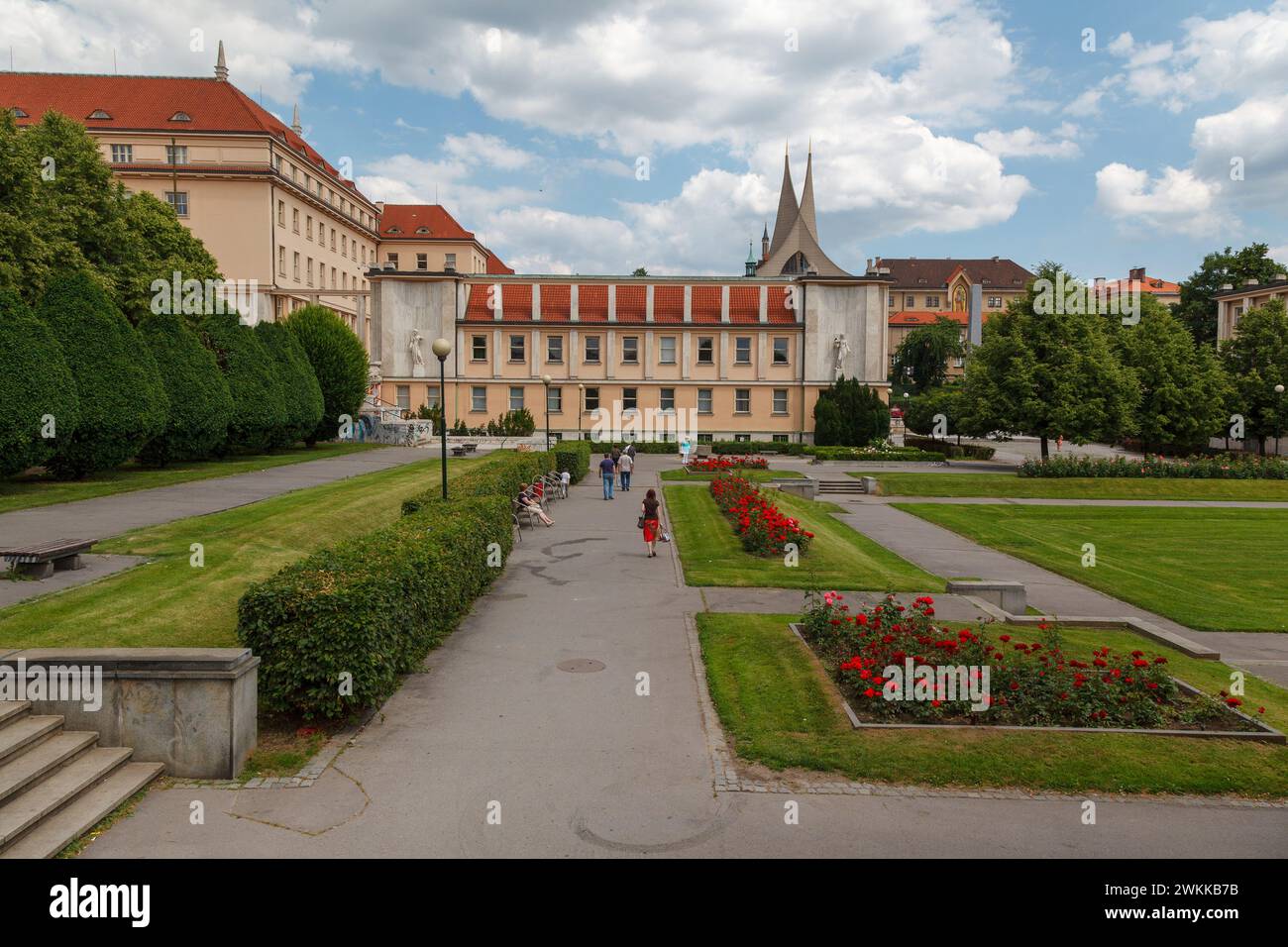 The Emmaus Monastery in Prague, Czech Republic Stock Photo - Alamy