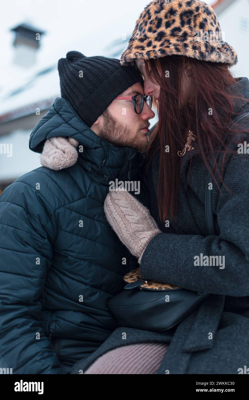 Hug jacket hi-res stock photography and images - Alamy