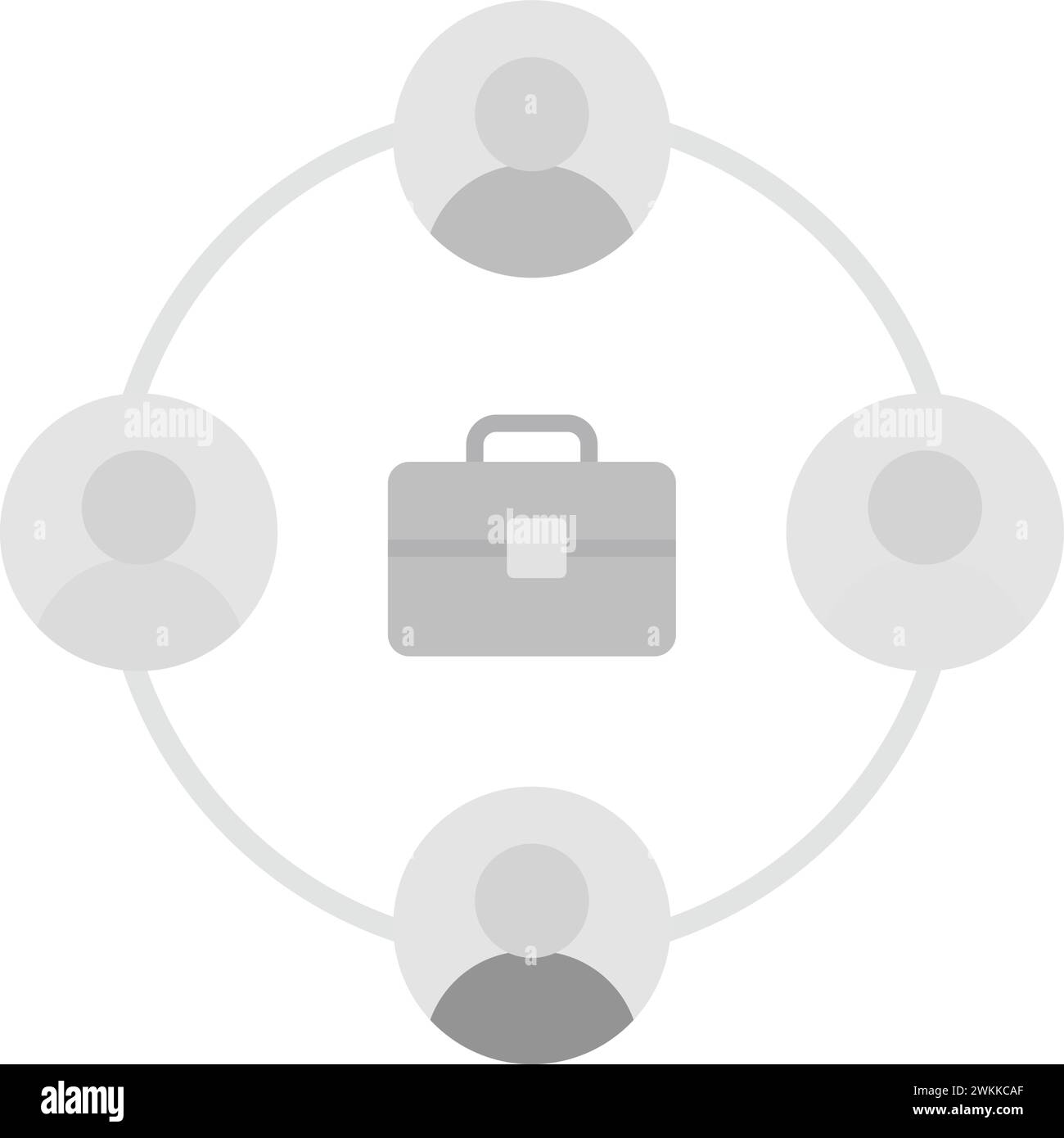 Business Relationship icon vector image Stock Vector Image & Art - Alamy