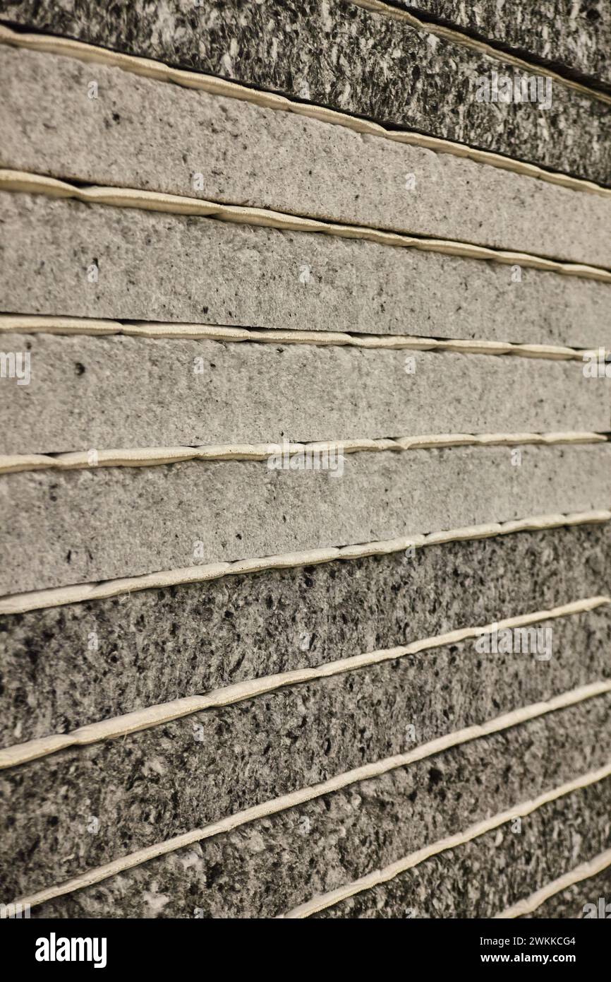 Layered Mattress Inserts Texture and Pattern Close-Up Stock Photo - Alamy