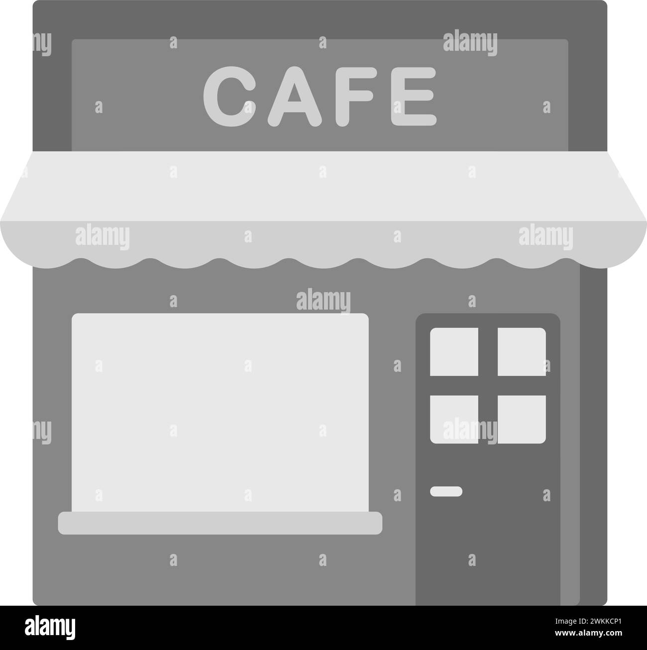 Cafe icon vector image Stock Vector Image & Art - Alamy