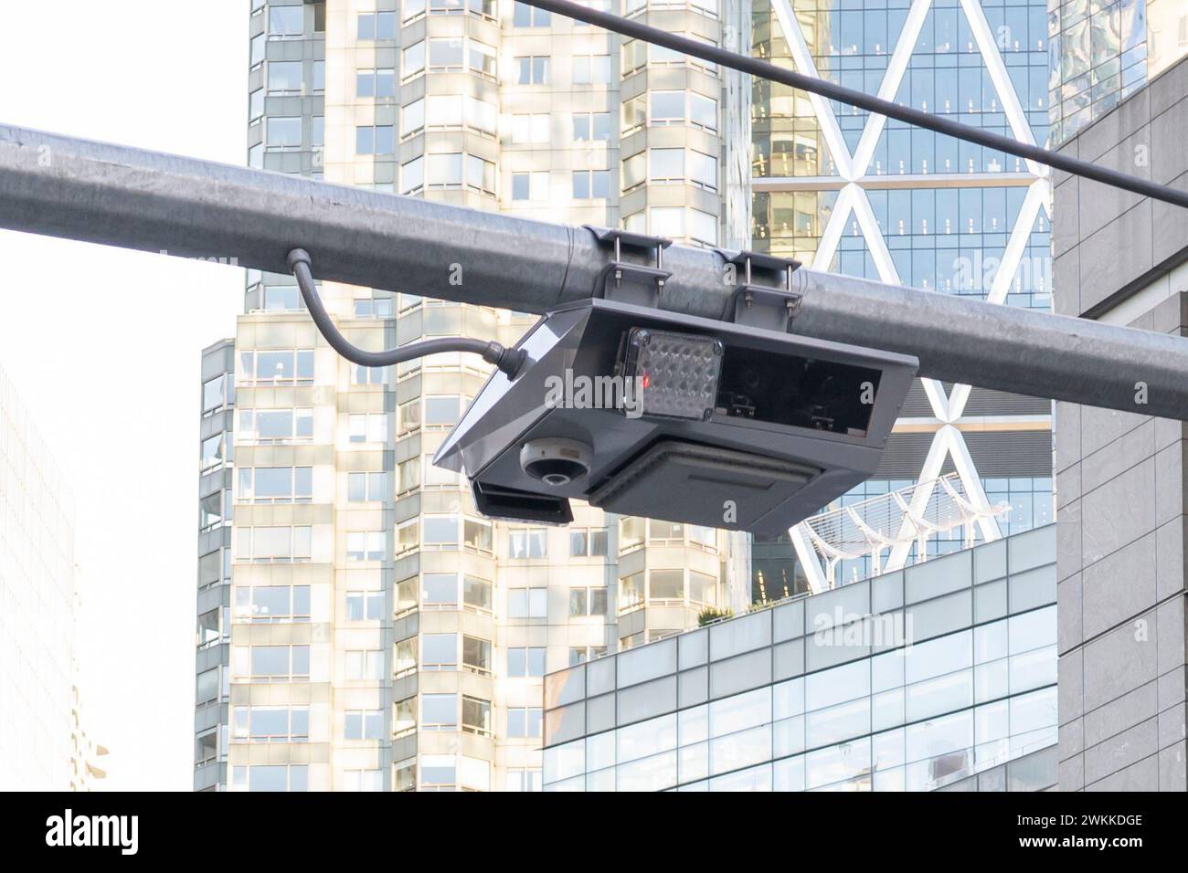 New York, New York, USA. 21st Feb, 2024. License plate readers ...