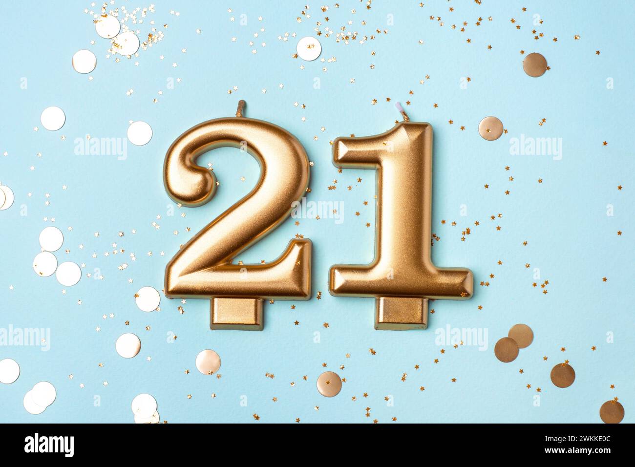 21 years gold anniversary celebration hi-res stock photography and ...