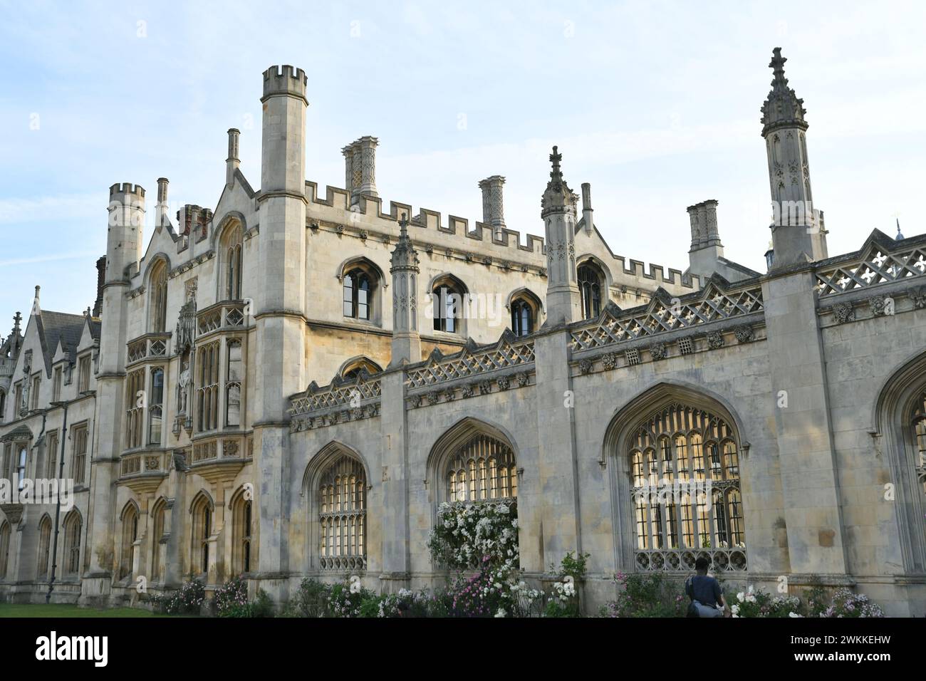 View of King's College Cambridge from King's Parade Stock Photo - Alamy