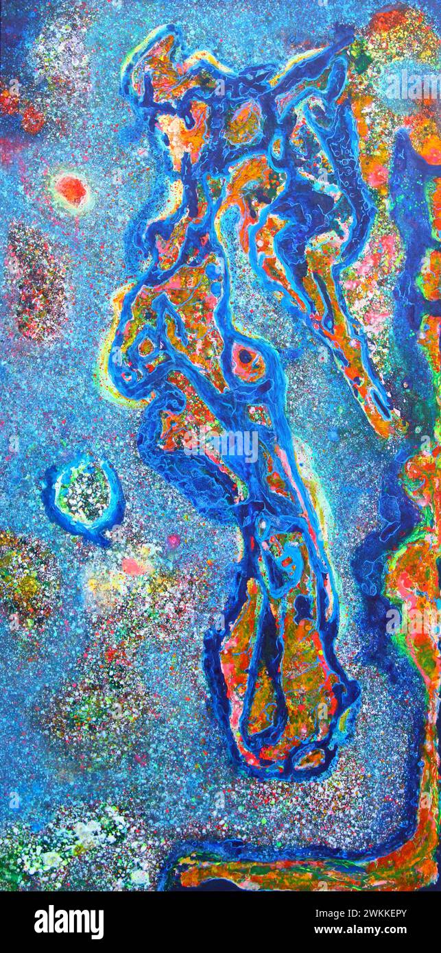 Daily abstract painting. Title: Fecundity Territories. Artist Russell ...