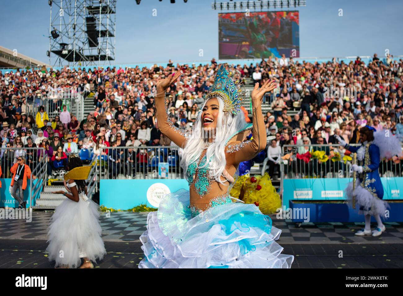 Nice, France. 21st Feb, 2024. © Justine Meddah/MAXPPP - Nice 21/02/2024 ...