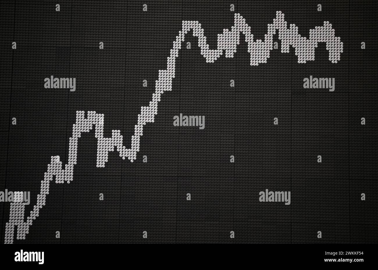 PRODUCTION - 21 February 2024, Hesse, Frankfurt/Main: The German share ...