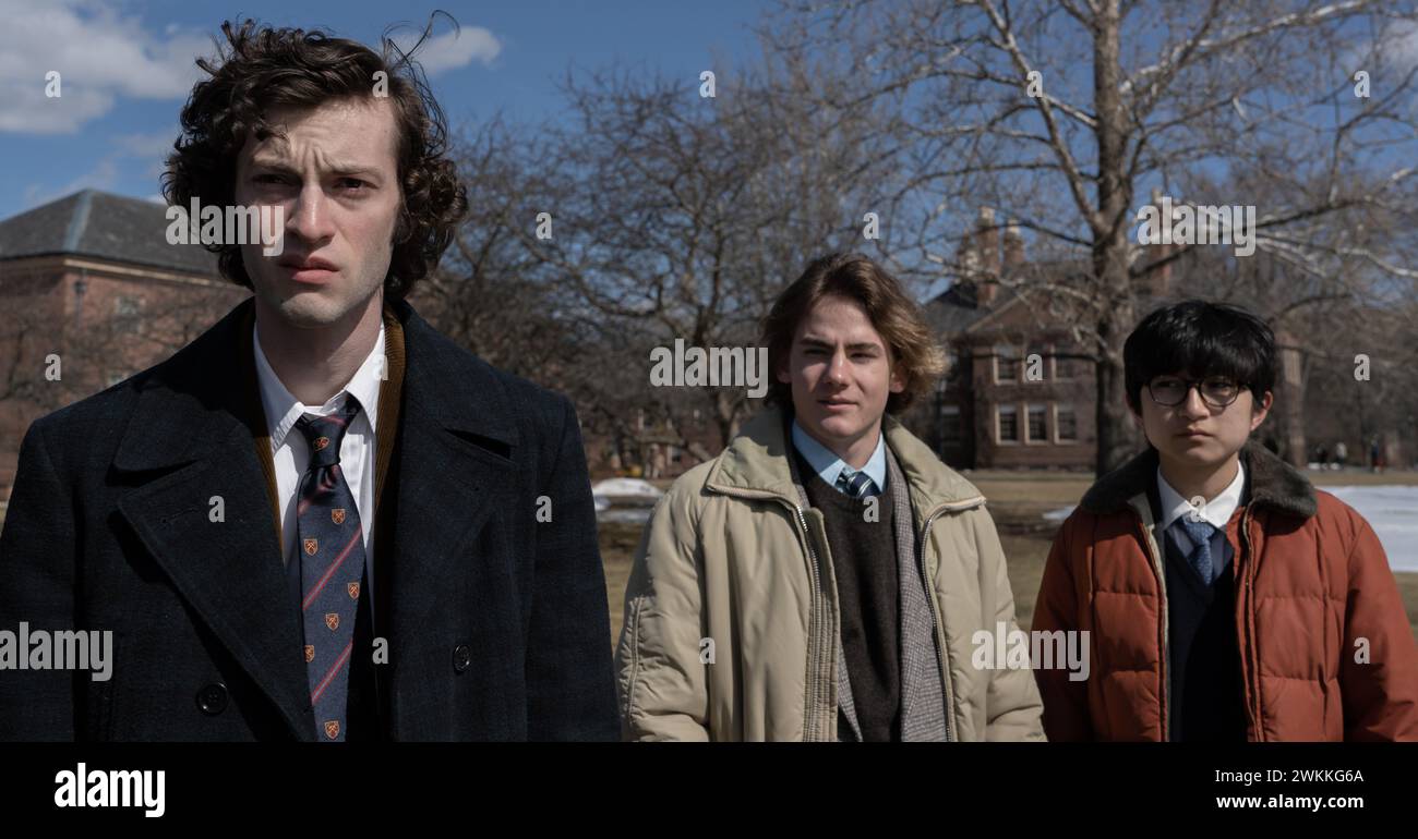 Dominic Sessa stars as Angus Tully, Brady Hepner as Teddy Kountze and ...