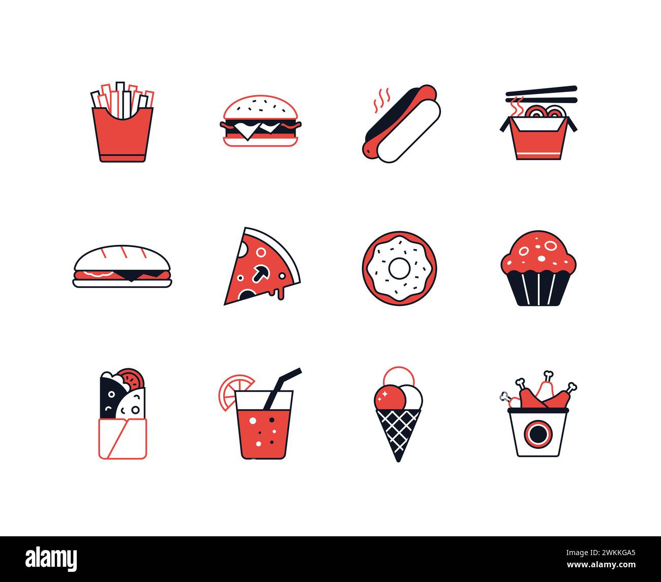 Delicious pizza chicken sweet Cut Out Stock Images & Pictures - Alamy