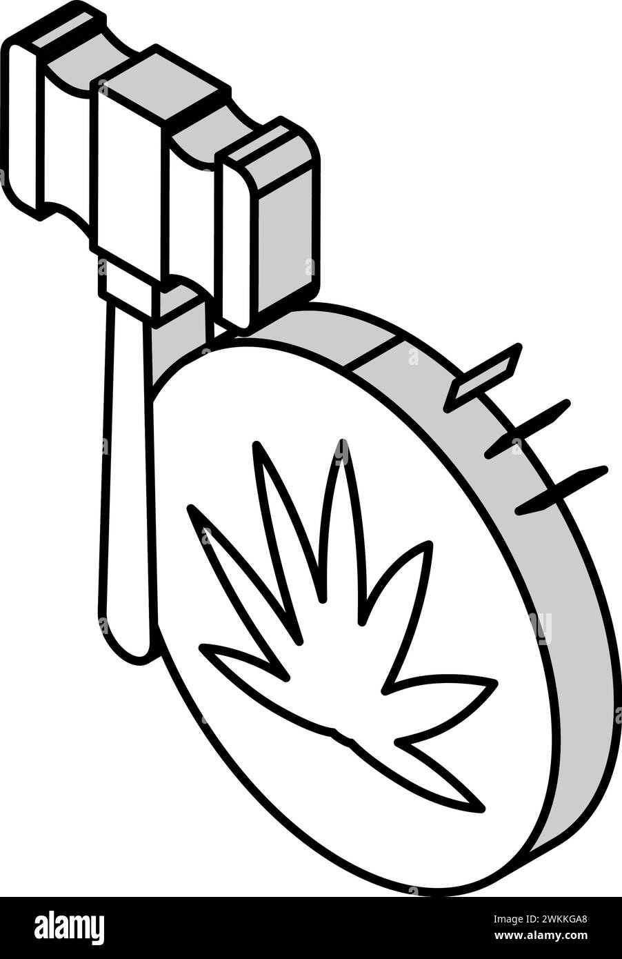 legalize cannabis isometric icon vector illustration Stock Vector Image ...