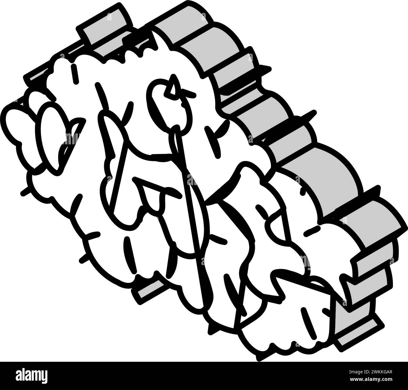 cannabis bud leaf isometric icon vector illustration Stock Vector Image ...