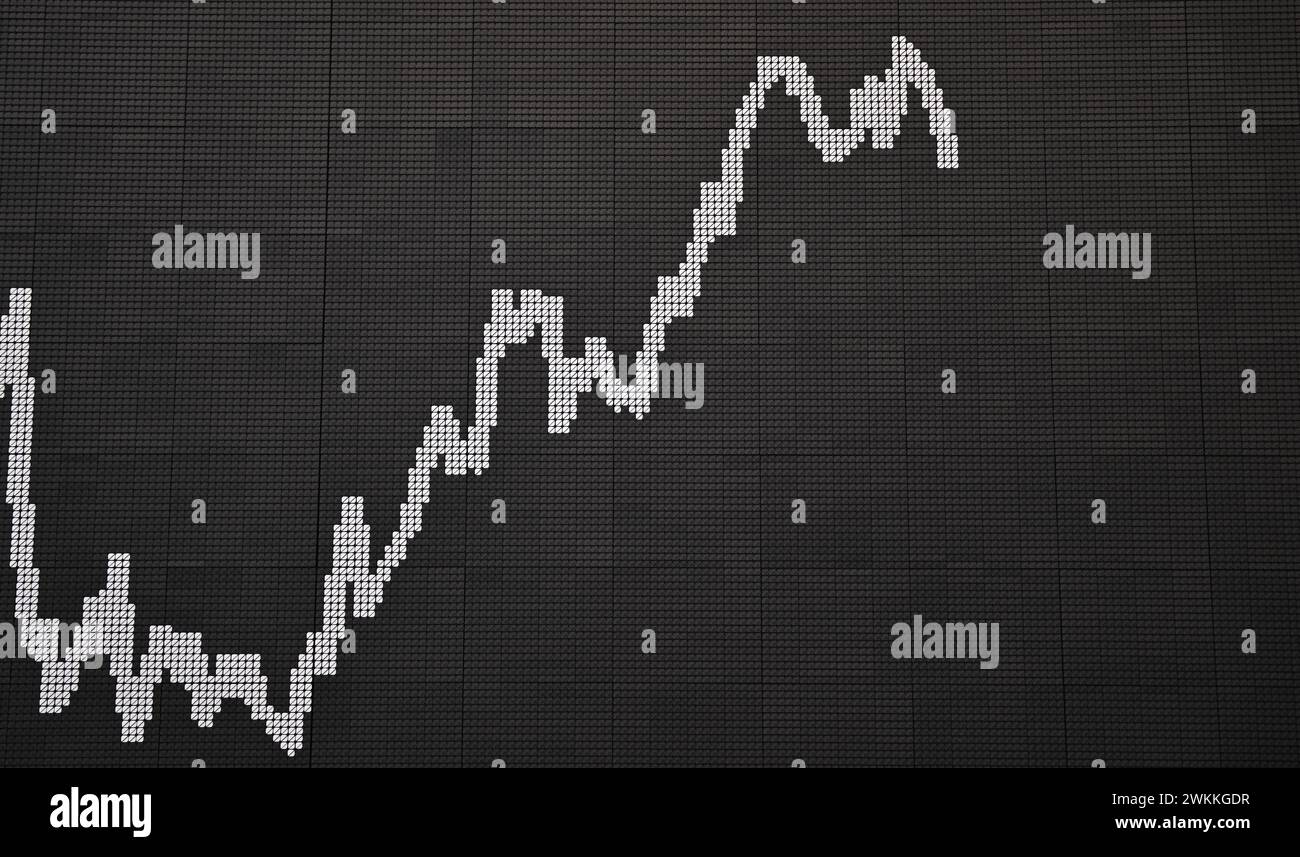 PRODUCTION - 21 February 2024, Hesse, Frankfurt/Main: The German share ...