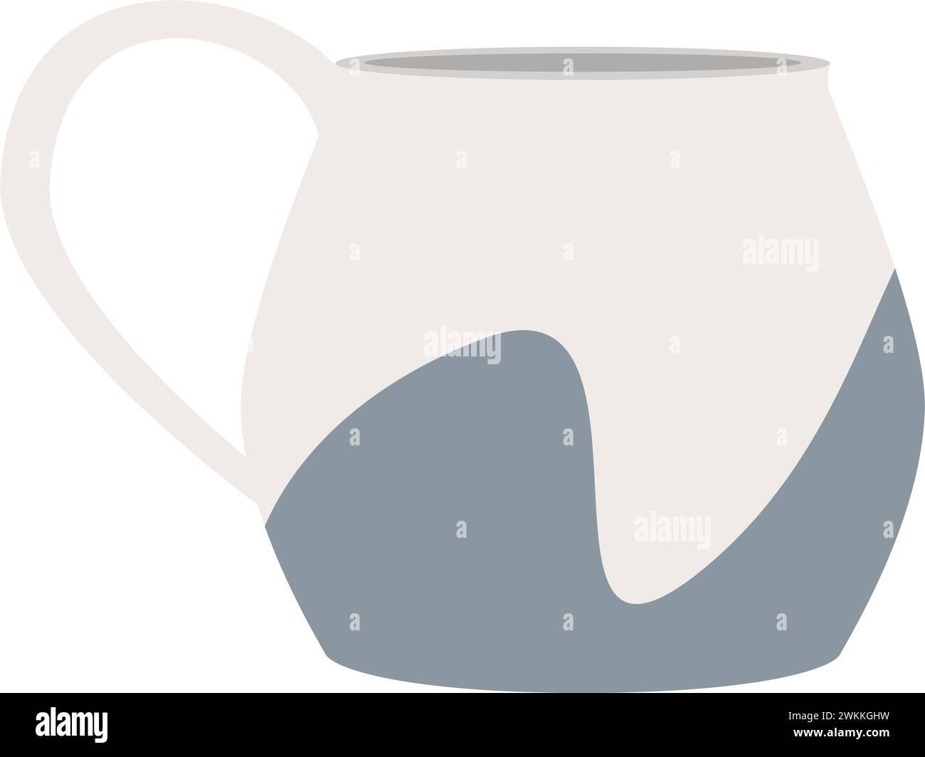 Isolated colored abstract coffee cup icon Vector Stock Vector Image ...
