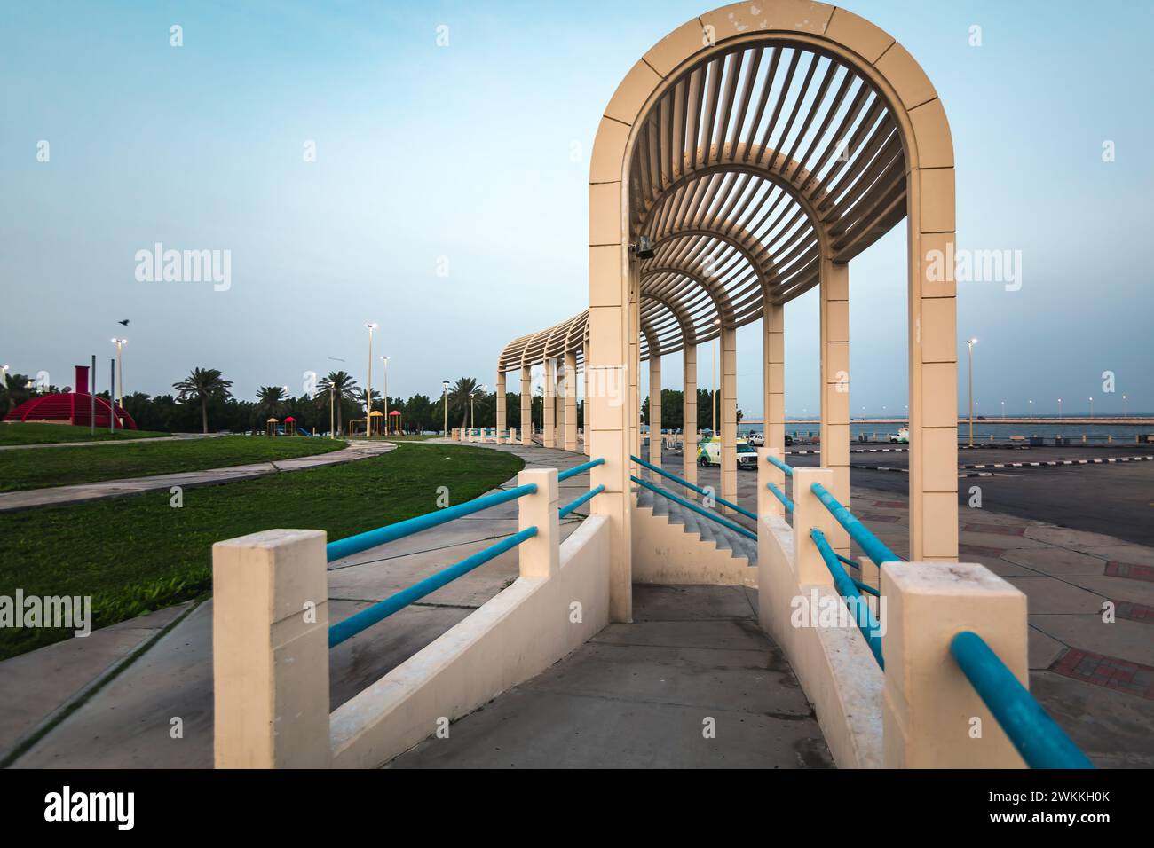 Wonderful morning view in Marjan island in Dammam Corniche -Saudi ...