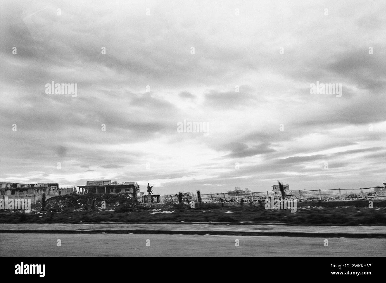 Syria, Damascus, bombings on the outskirts of the capital Stock Photo ...