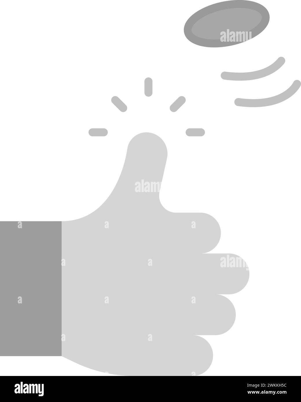 Coin Toss icon vector image Stock Vector Image & Art - Alamy