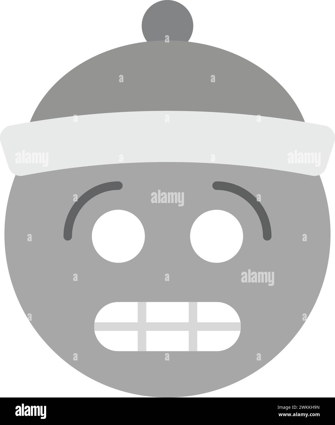 Cold Face icon vector image Stock Vector Image & Art - Alamy