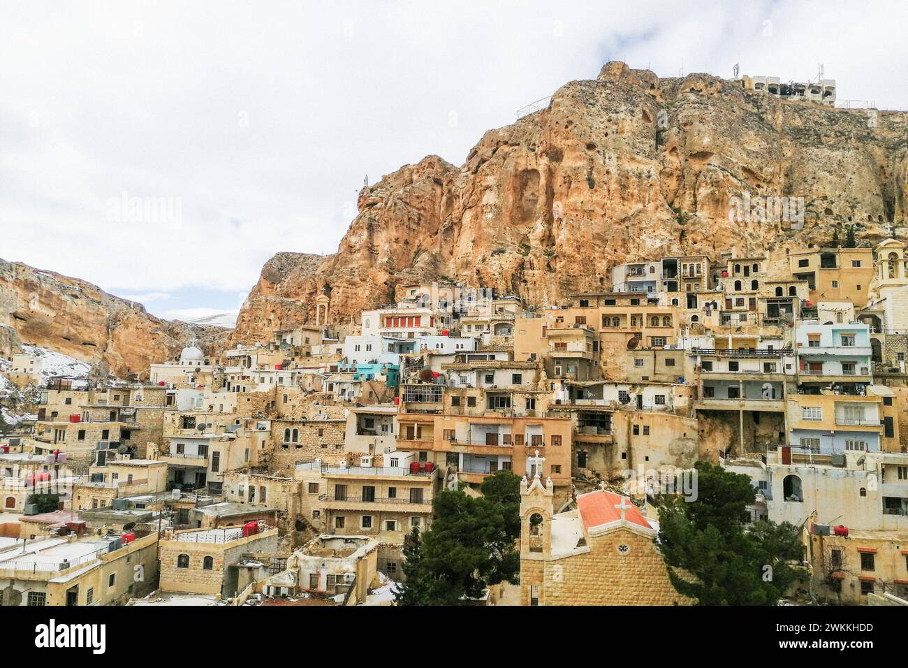 Syria, Ma'lula, landscape Stock Photo - Alamy