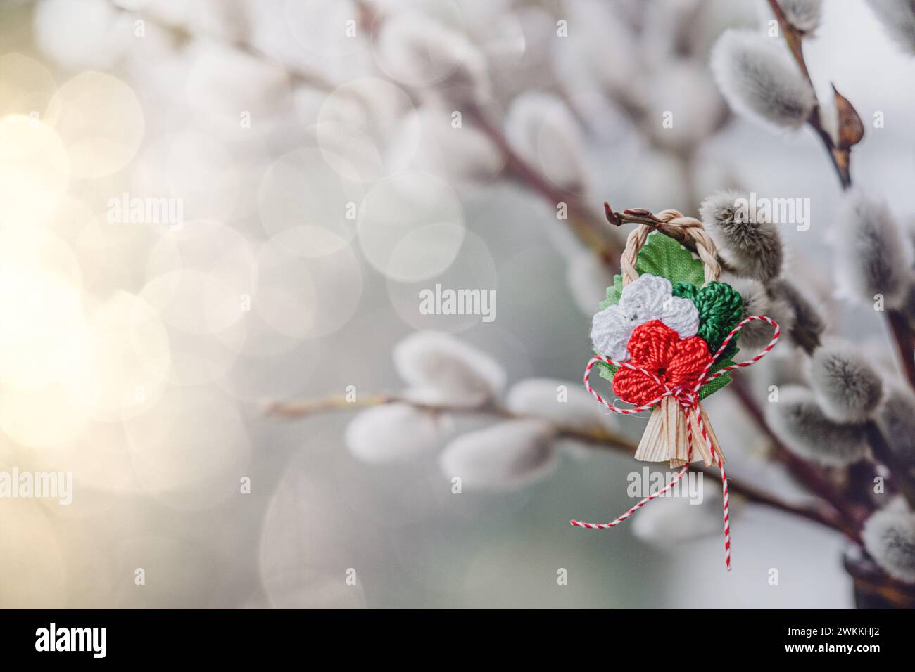 International Martisor Day Celebrated with Traditional Talisman Stock ...