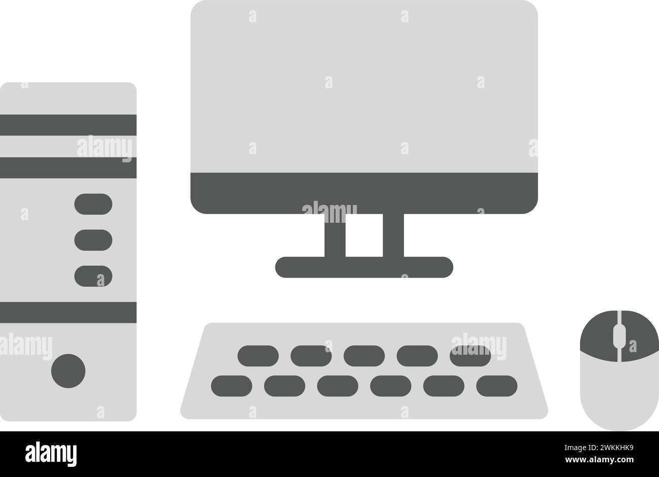 Computer icon vector image Stock Vector Image & Art - Alamy