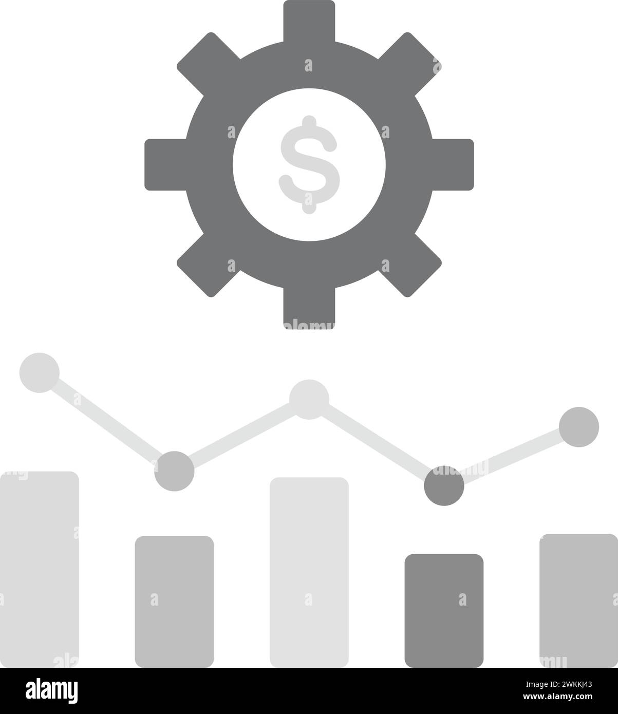 Cost Management icon vector image Stock Vector Image & Art - Alamy