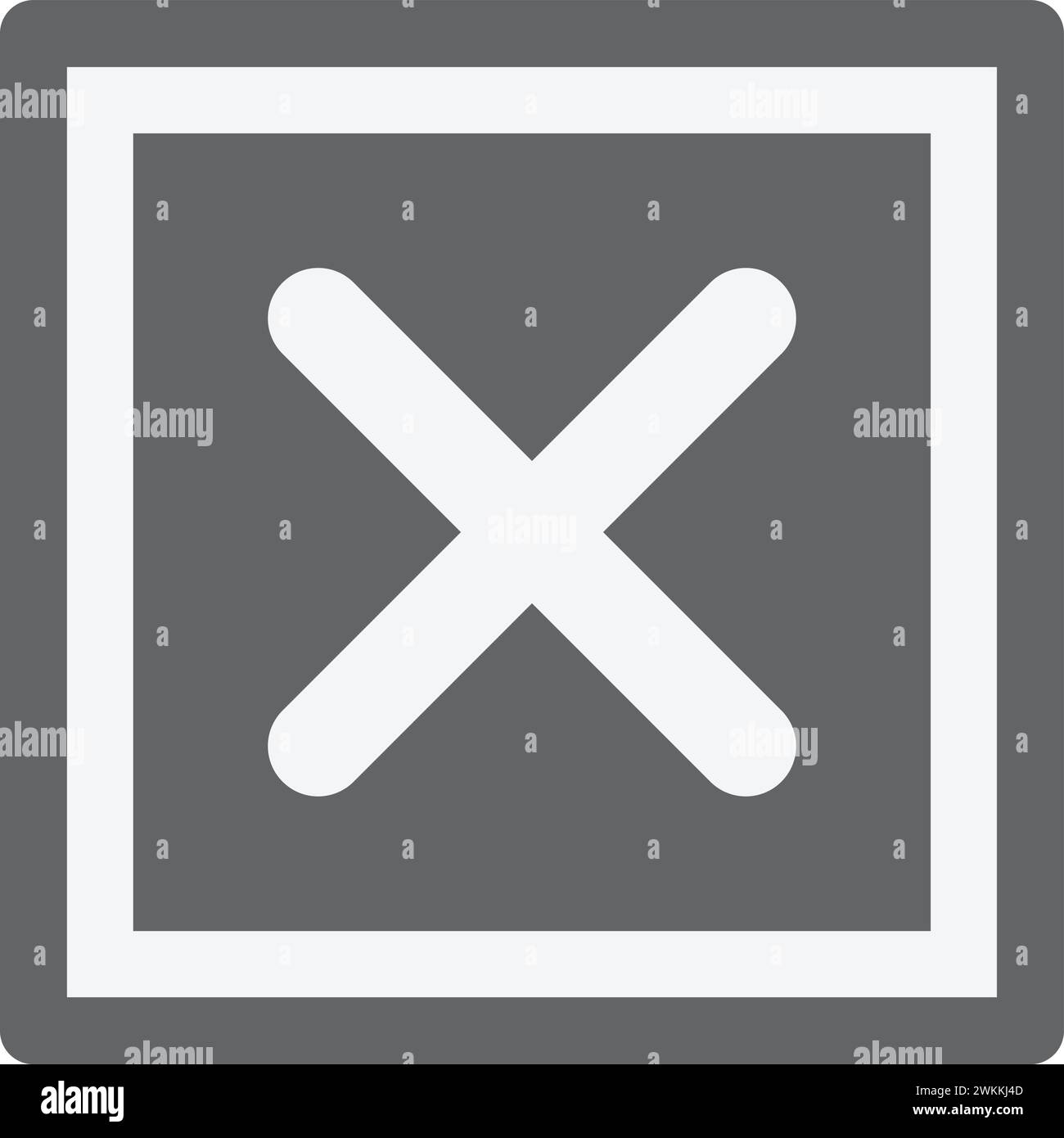 Cross mark button hi-res stock photography and images - Alamy