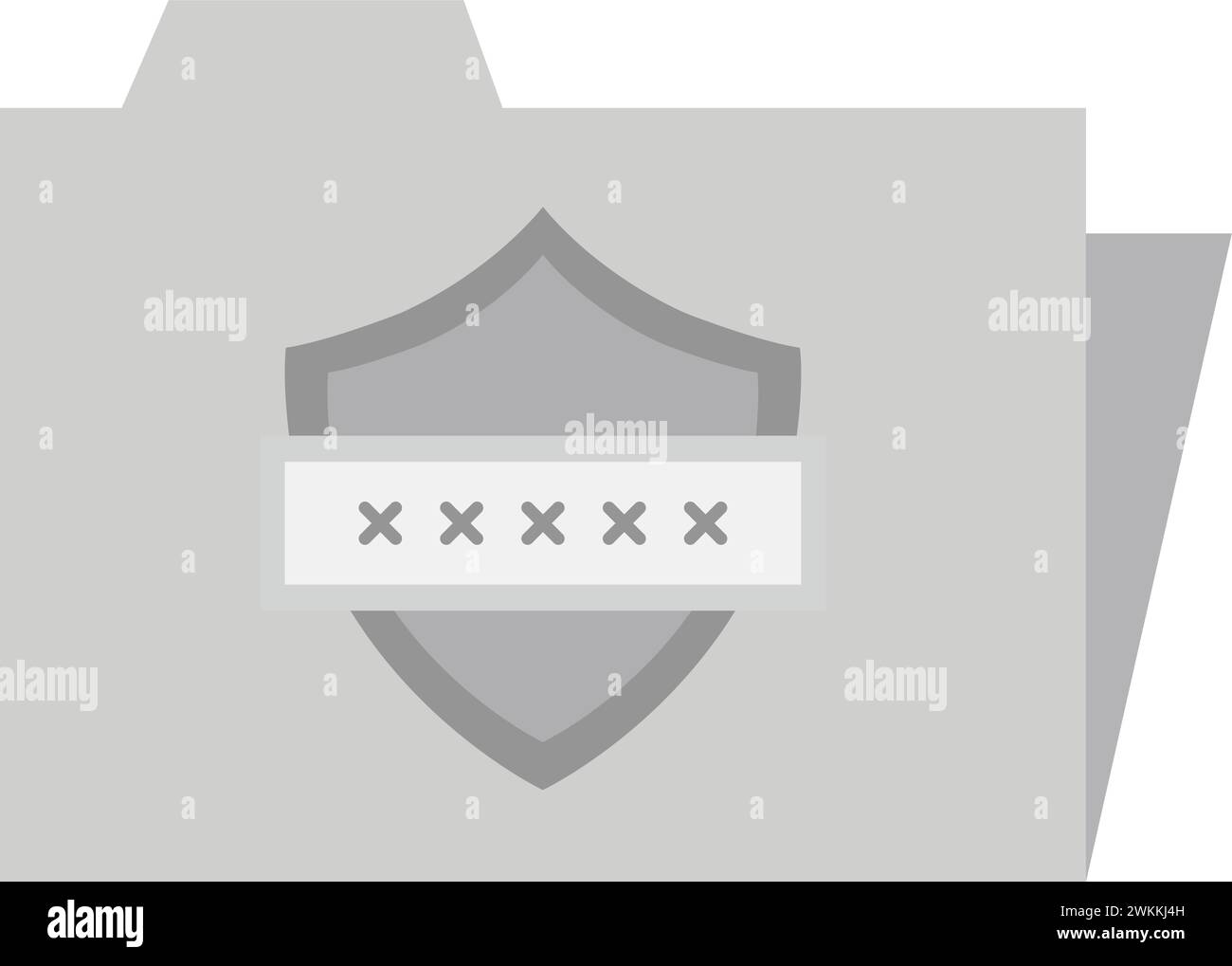 Confidentiality icon vector image Stock Vector Image & Art - Alamy