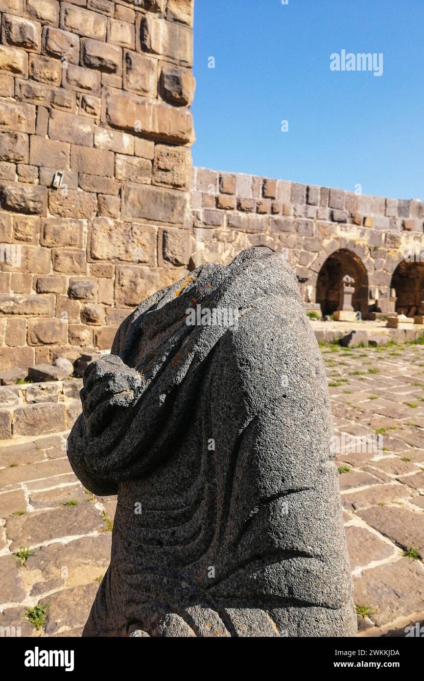 Syria, Bosra, The Roman theatre Stock Photo - Alamy